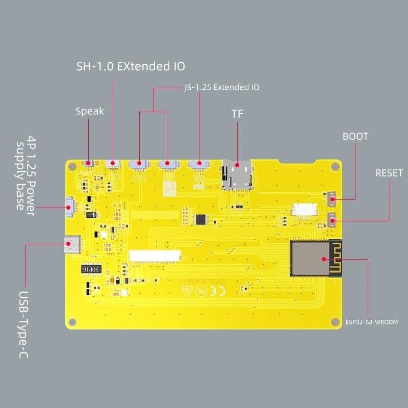 Esp32 S3 Hmi 8m Psram 16m Flash Arduino Lvgl Wifiandbluetooth 5 Ips 800
