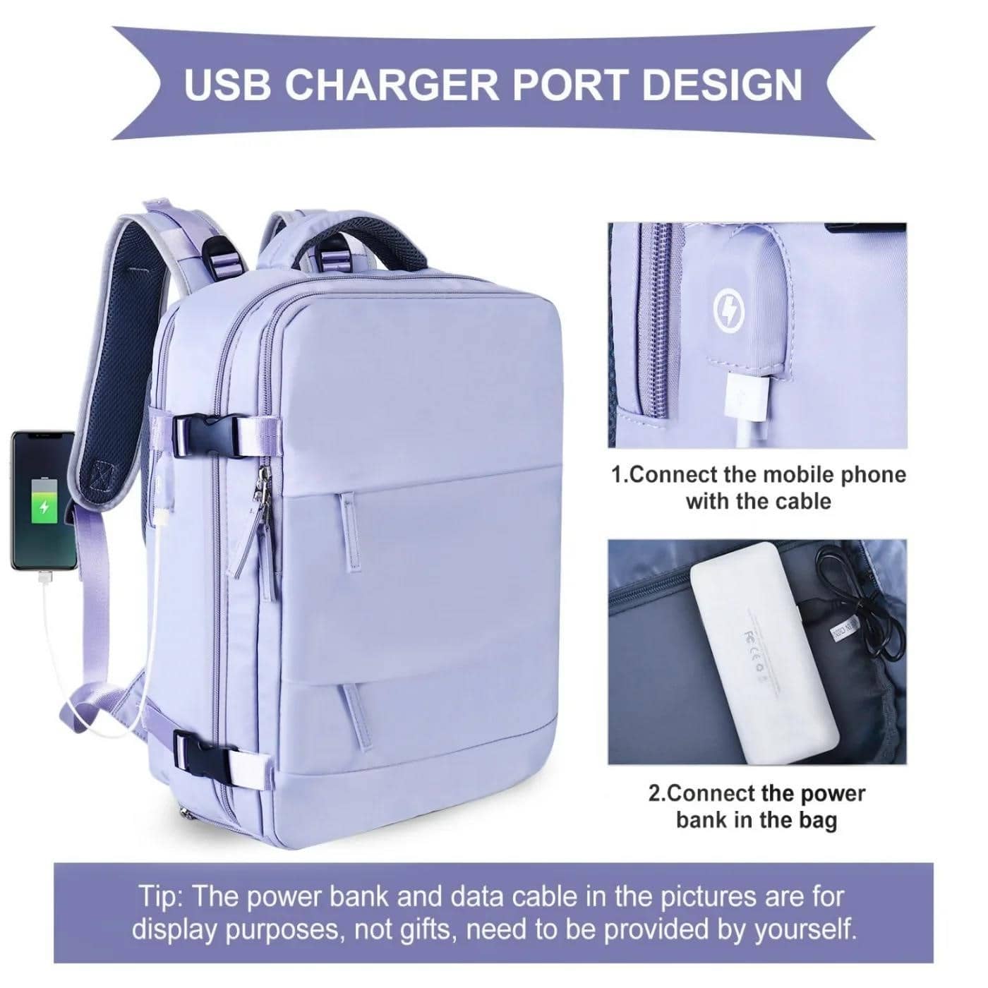 Çantë shpine për udhëtim ajror për bagazh, Laptop i papërshkueshëm nga ...